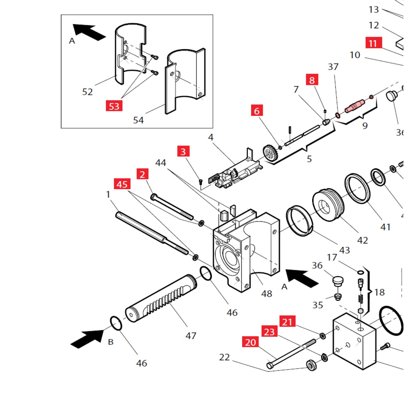 Manual Release for 760 - FAAC 4180295 | Fast Gate Openers
