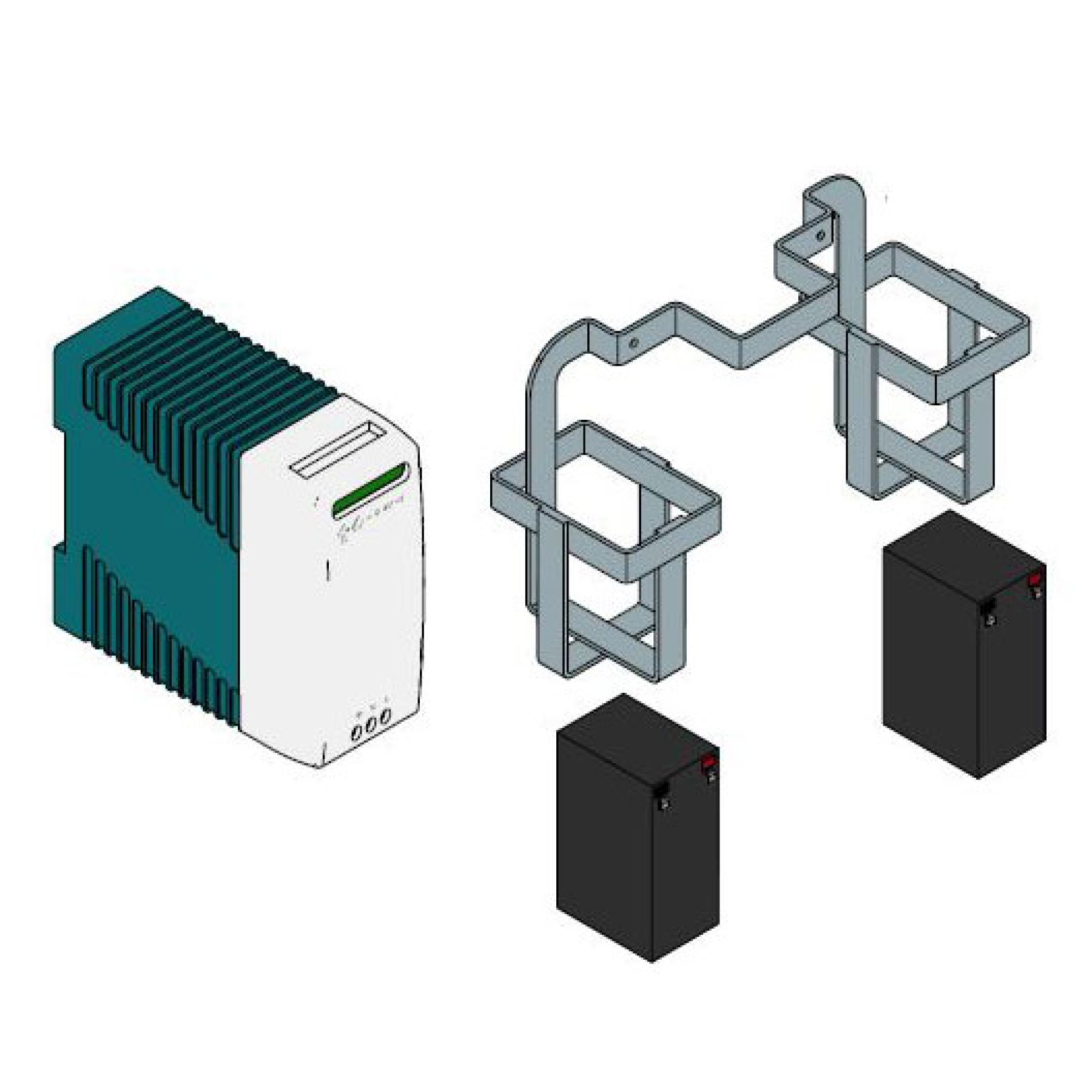 FAAC Battery Backup Kit For B680H (Includes Batteries) for B680H ...