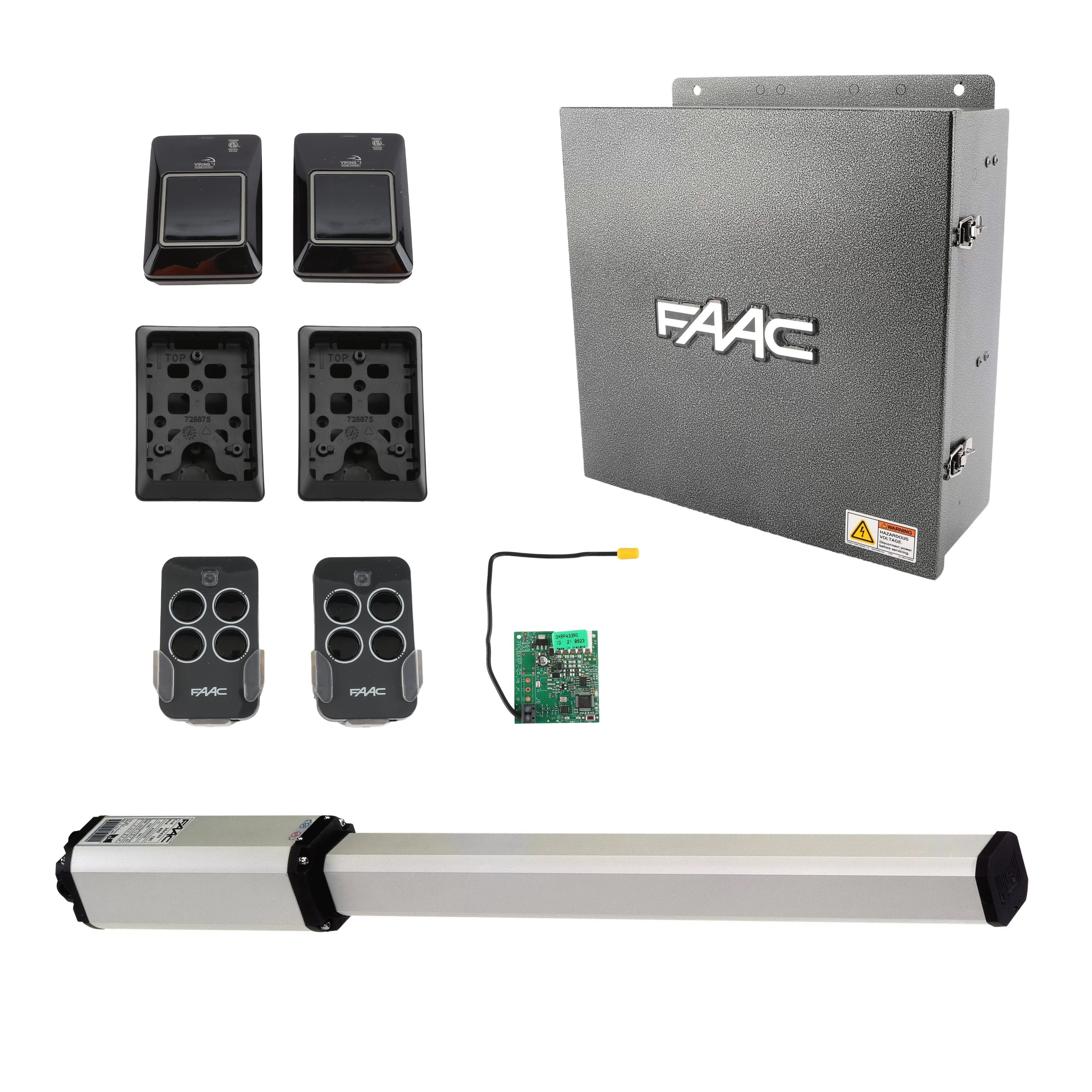 FAAC 402 CBC Hydraulic Swing Gate Opener Kit with Arctic Oil 230V (10ft ...