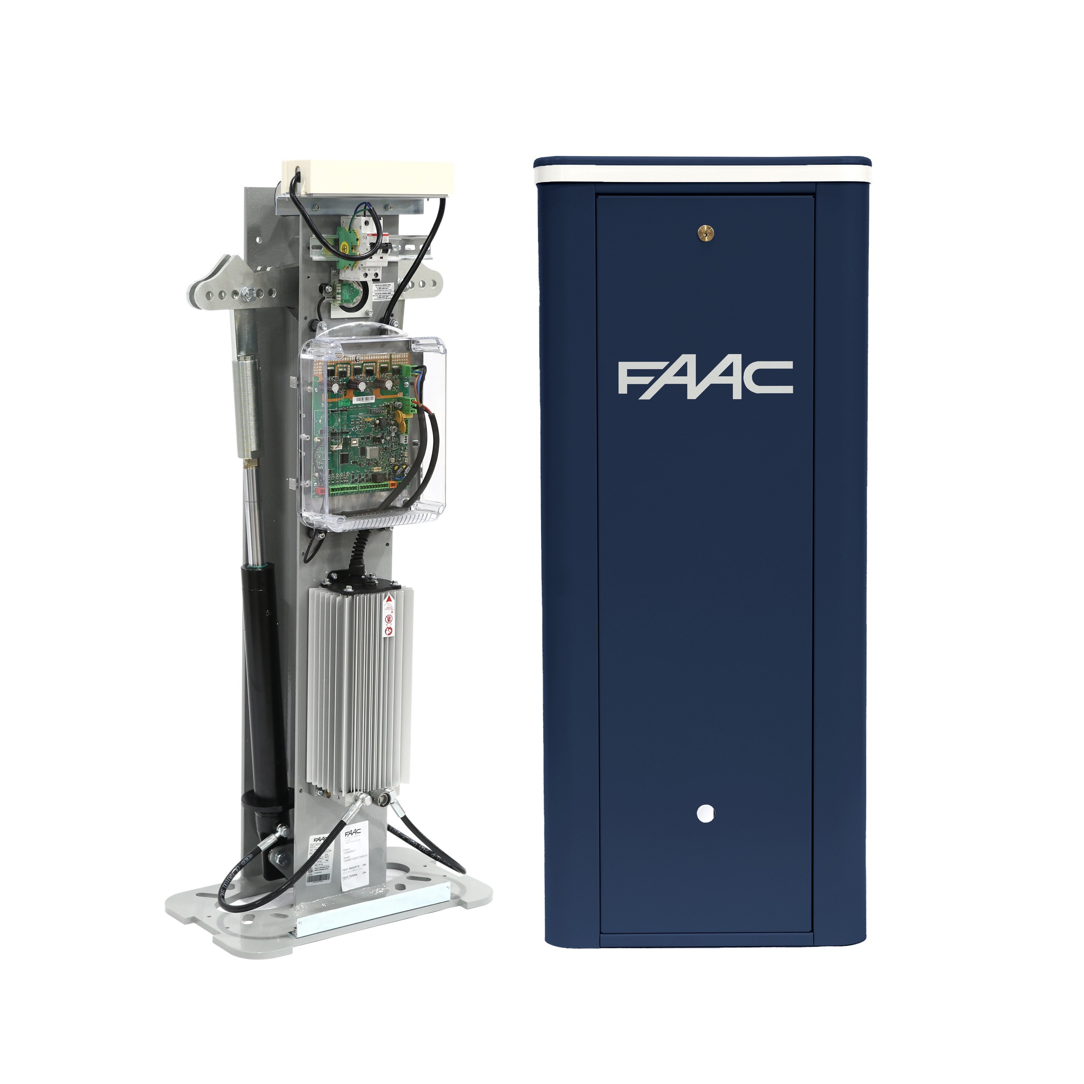 FAAC B680H Automatic Barrier Gate Opener S Kit w/ Blue Cover (Barrier ...
