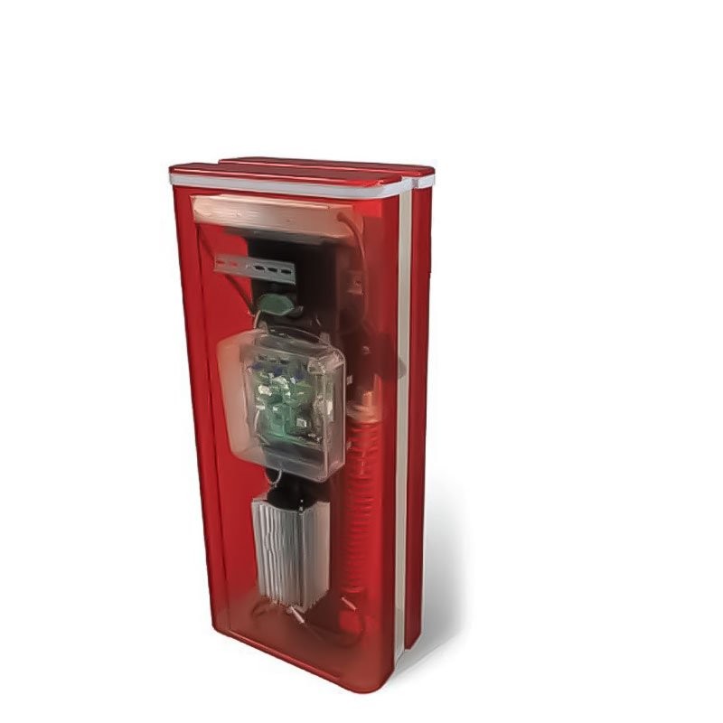 FAAC B680H Automatic Barrier Gate Opener L Kit w/ Red Cover (Barrier Arm Sold Separately) - FAAC ...