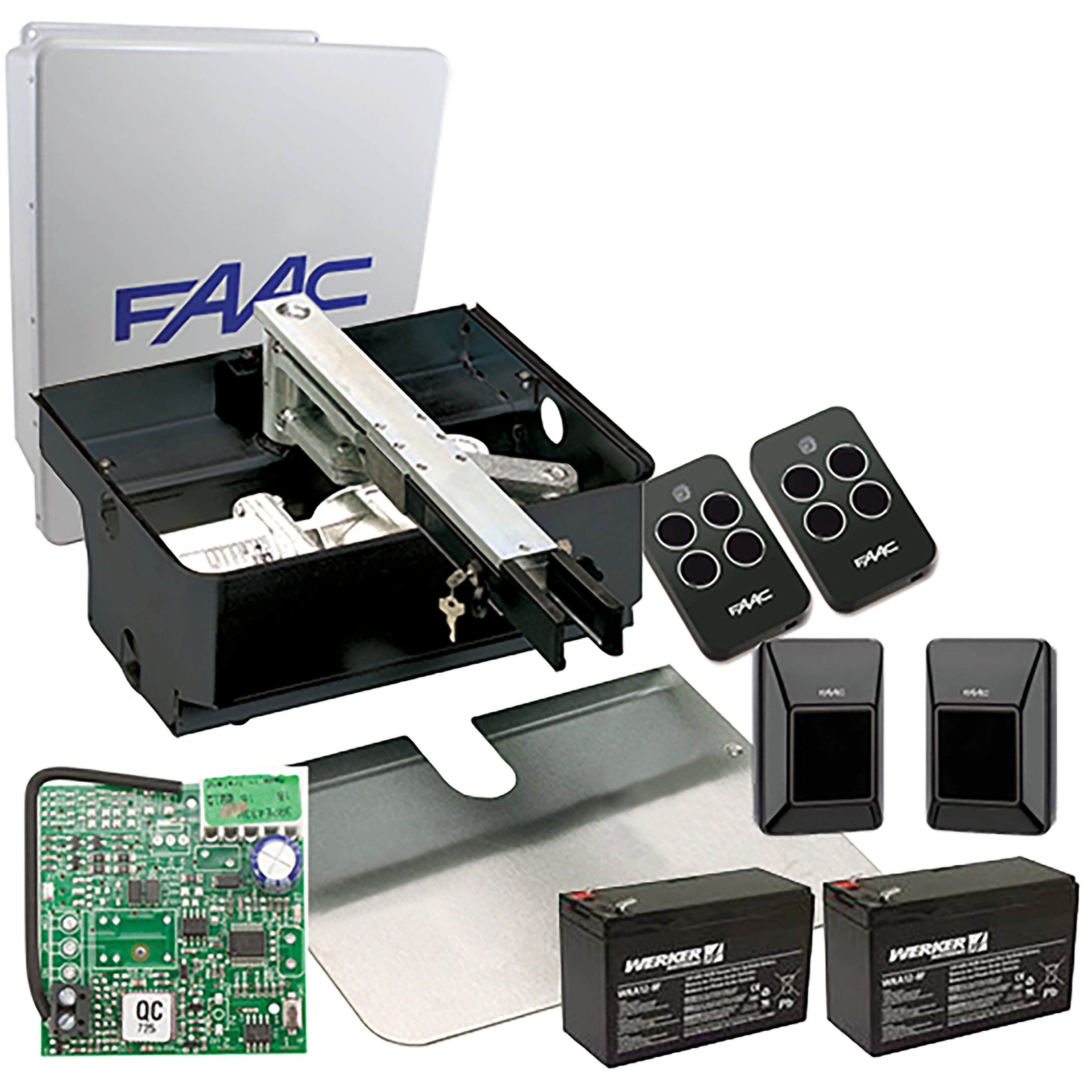 FAAC 770 24V Single Basic Kit With E024U Stainless Steel | Fast Gate ...