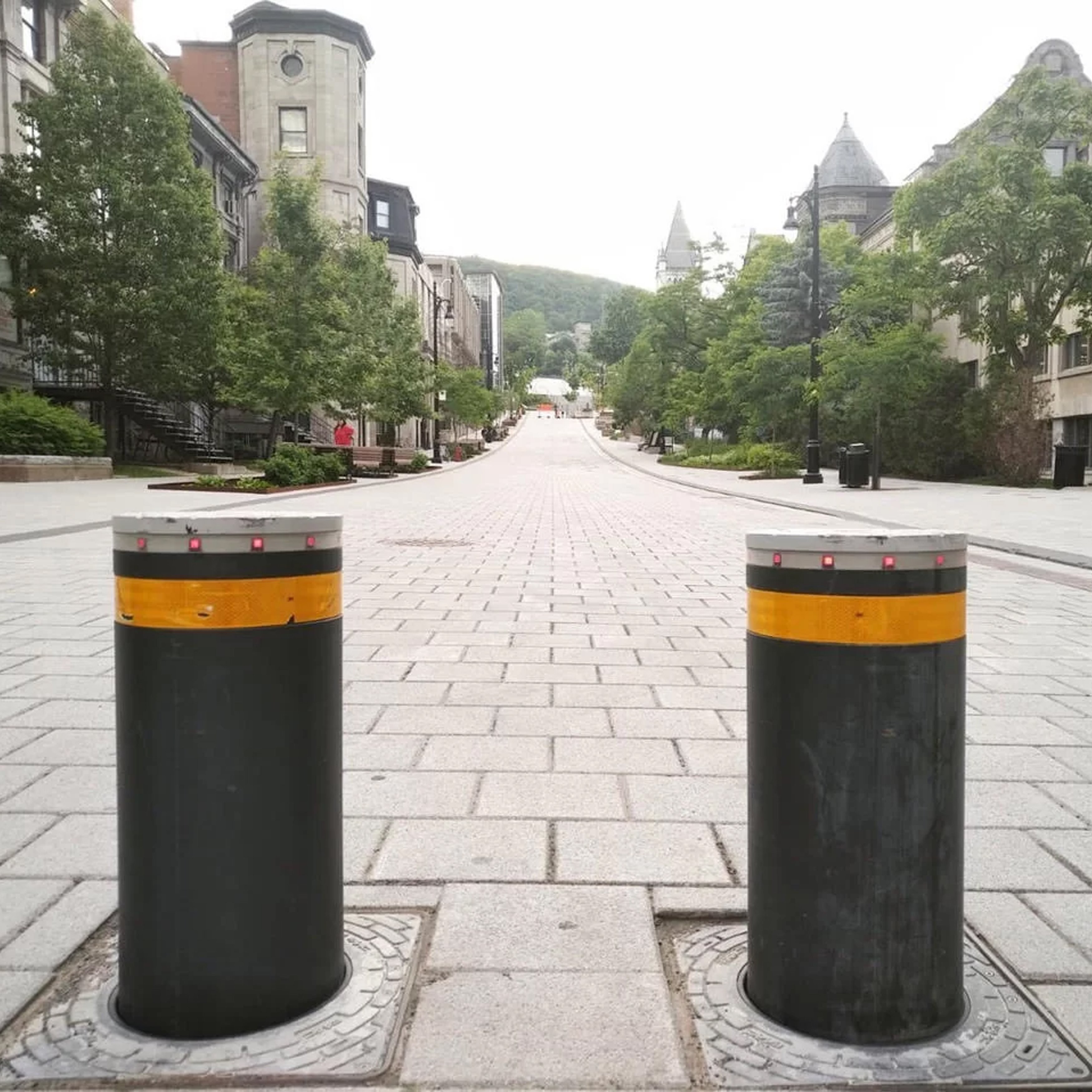 FAAC J275 Fixed Traffic & Perimeter Security Bollard (600mm) - Painted ...