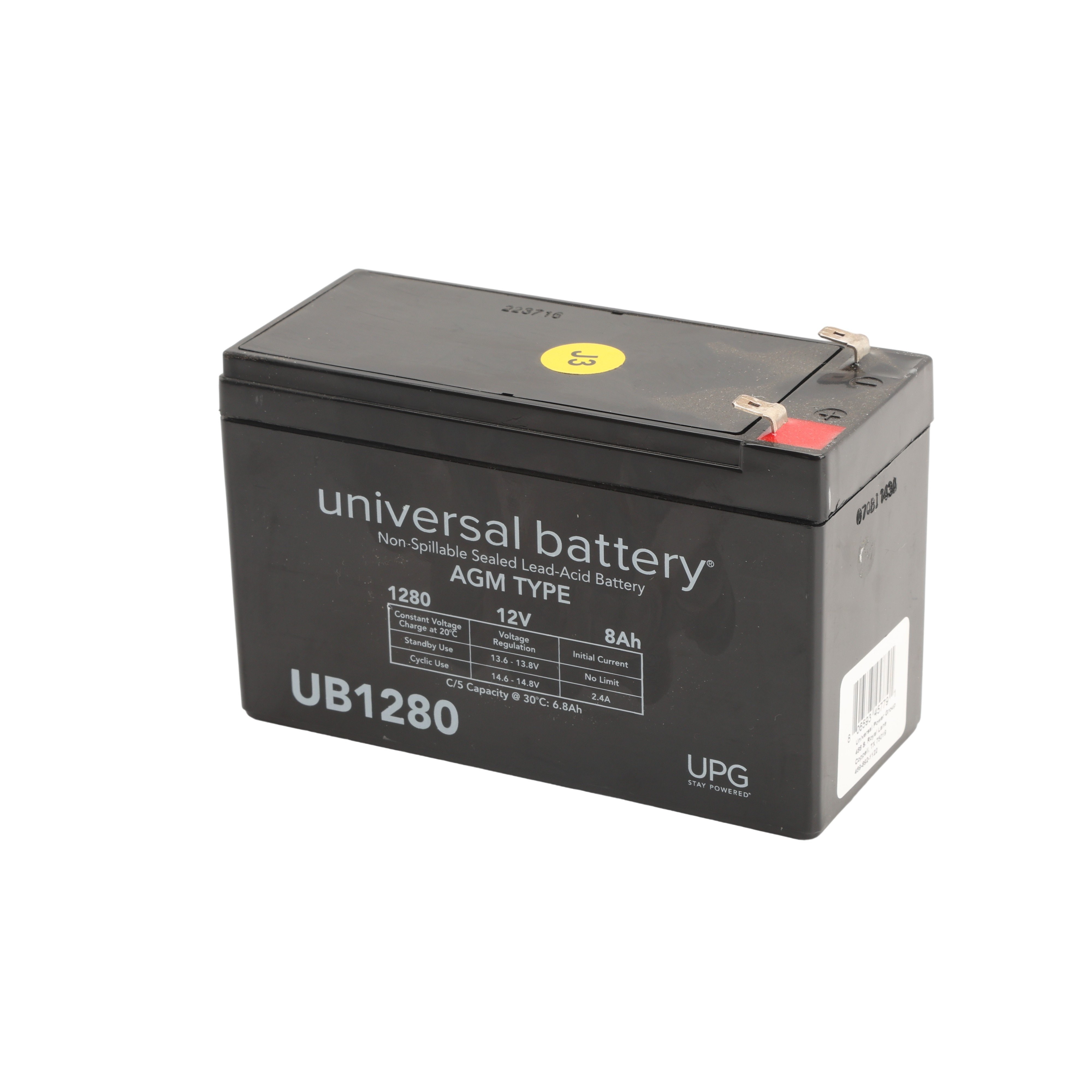 FAAC 12V, 8 Ah Double Battery Pack for FAAC Gate Opener - FAAC 3540.5 ...