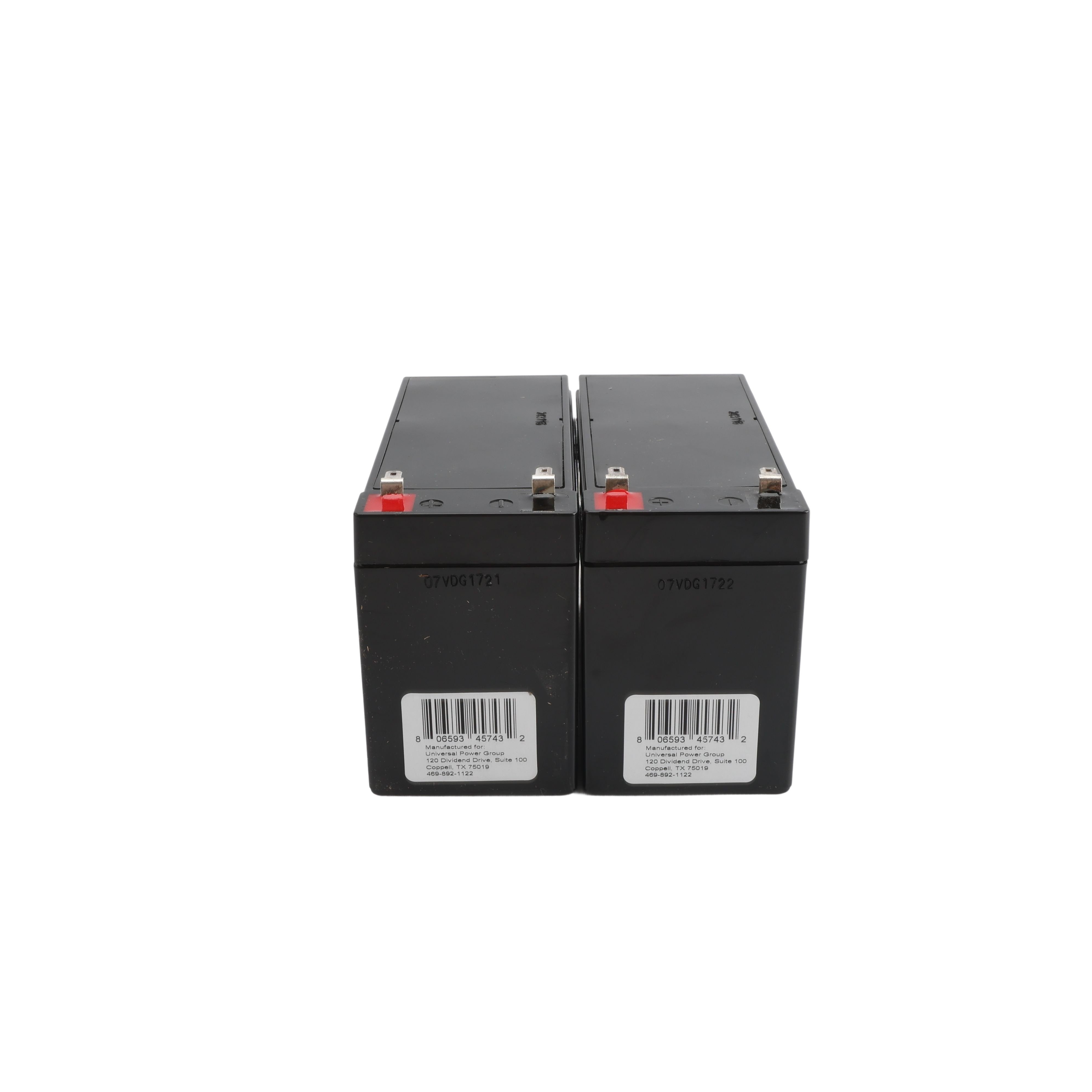 FAAC 12V, 8 Ah Double Battery Pack for FAAC Gate Opener - FAAC 3540.5 ...