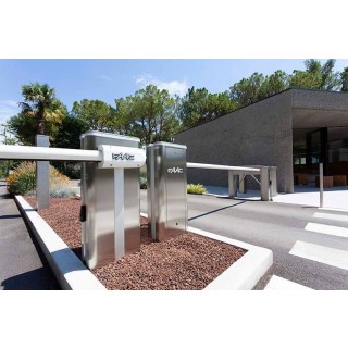 FAAC B680H Automatic Barrier Gate Opener - Stainless Steel (Barrier Arm Sold Separately) - FAAC ...
