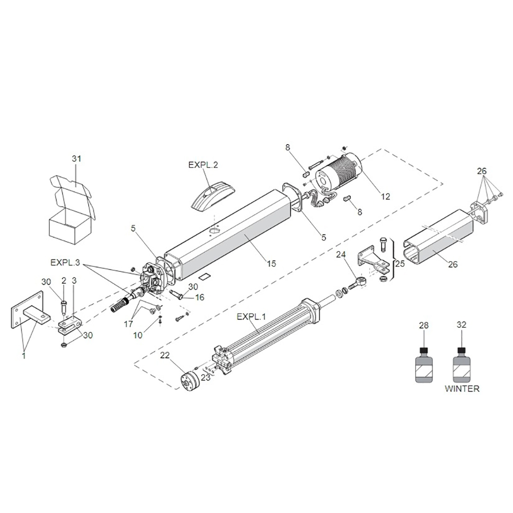 400 CBAC 115V PARTS DIAGRAM - FAAC Swing Gate Opener Part Finder - FAAC ...