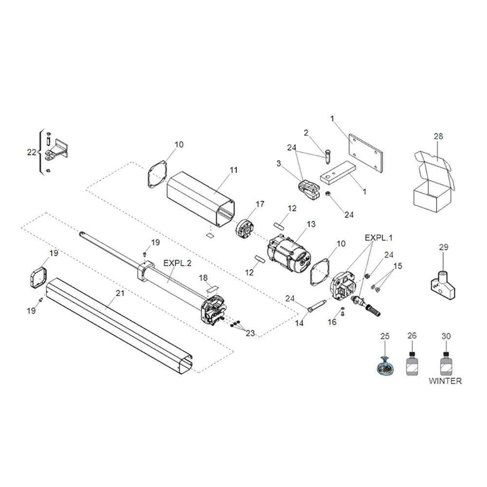 402 CBC 115V PARTS DIAGRAM - FAAC Swing Gate Opener Part Finder - FAAC ...